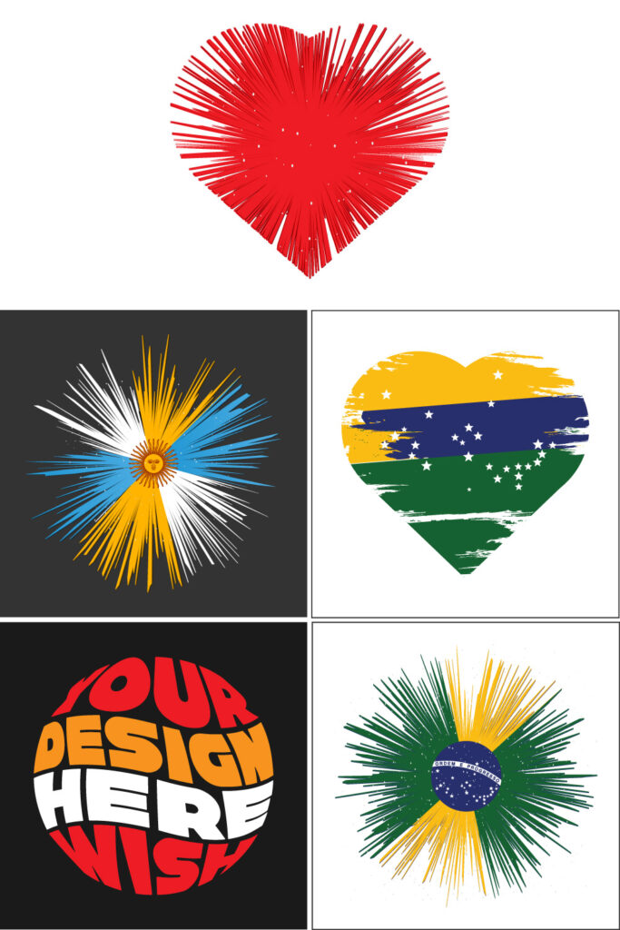 5 Flag Design Bundle - MasterBundles