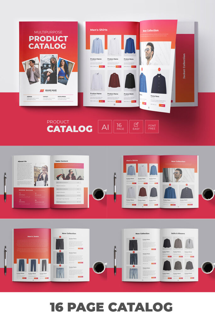 Multipurpose Product Catalog Template Design - MasterBundles
