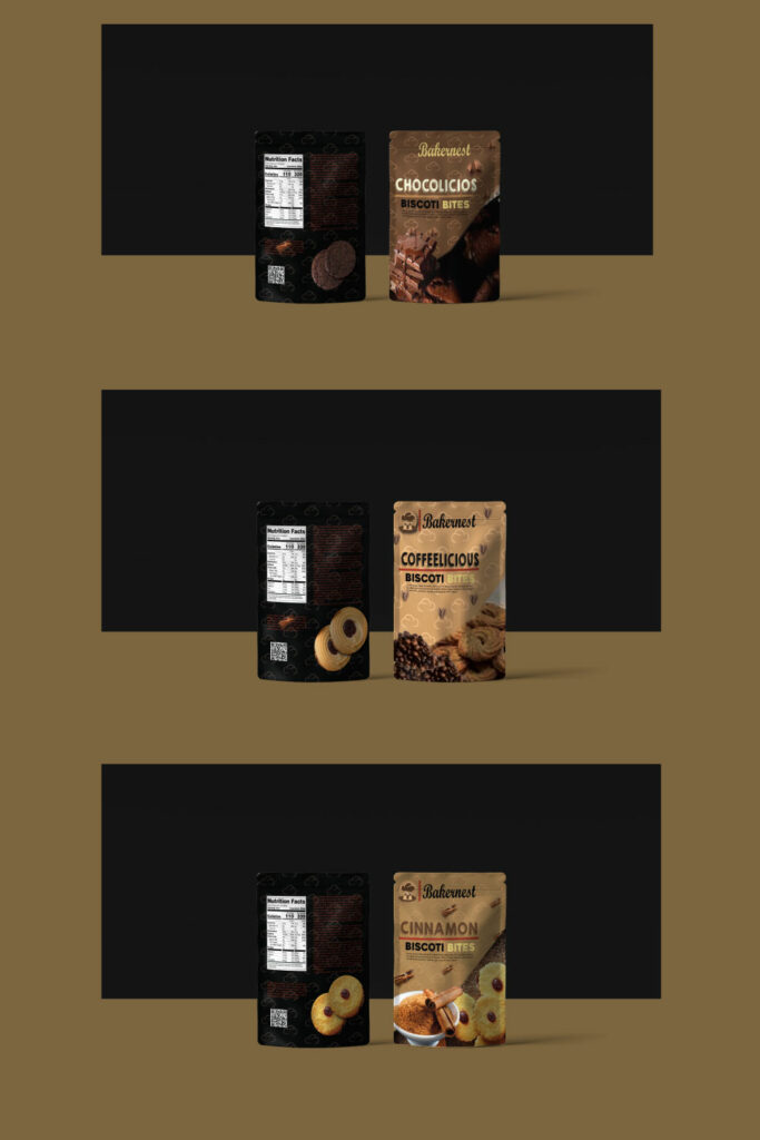 BAKERNEST| BISCUIT AND BAKING HUB|Editable Pouch Label Template ...