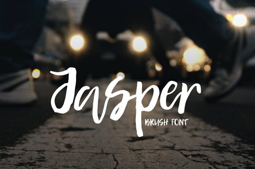Jasper | Brush Font – MasterBundles