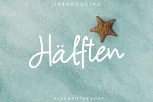 Halften Handwritten Font – MasterBundles