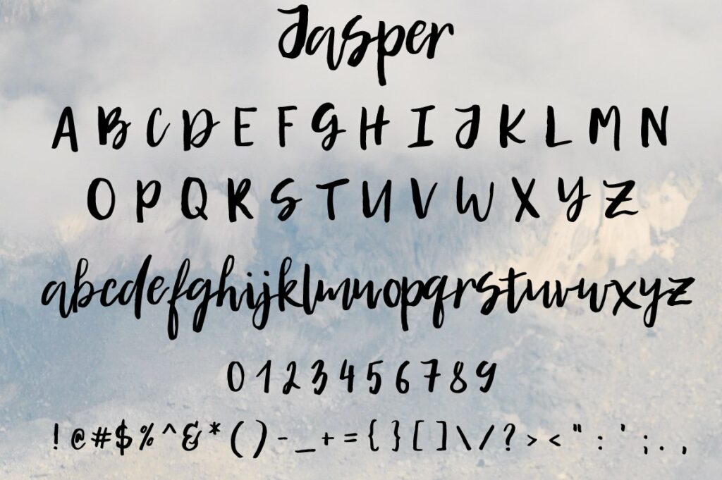 Jasper | Brush Font – MasterBundles
