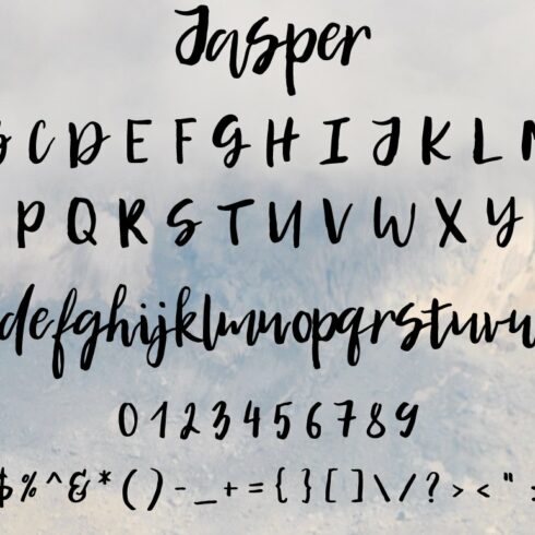 Jasper | Brush Font | MasterBundles