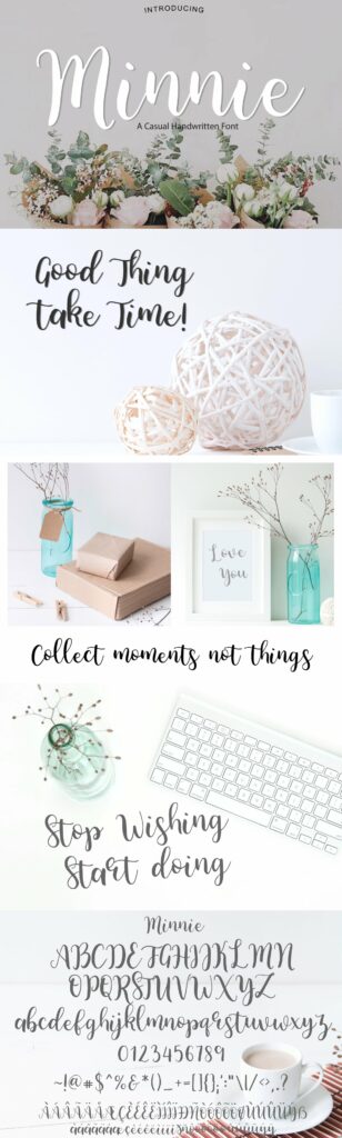 Minnie Script Font – MasterBundles