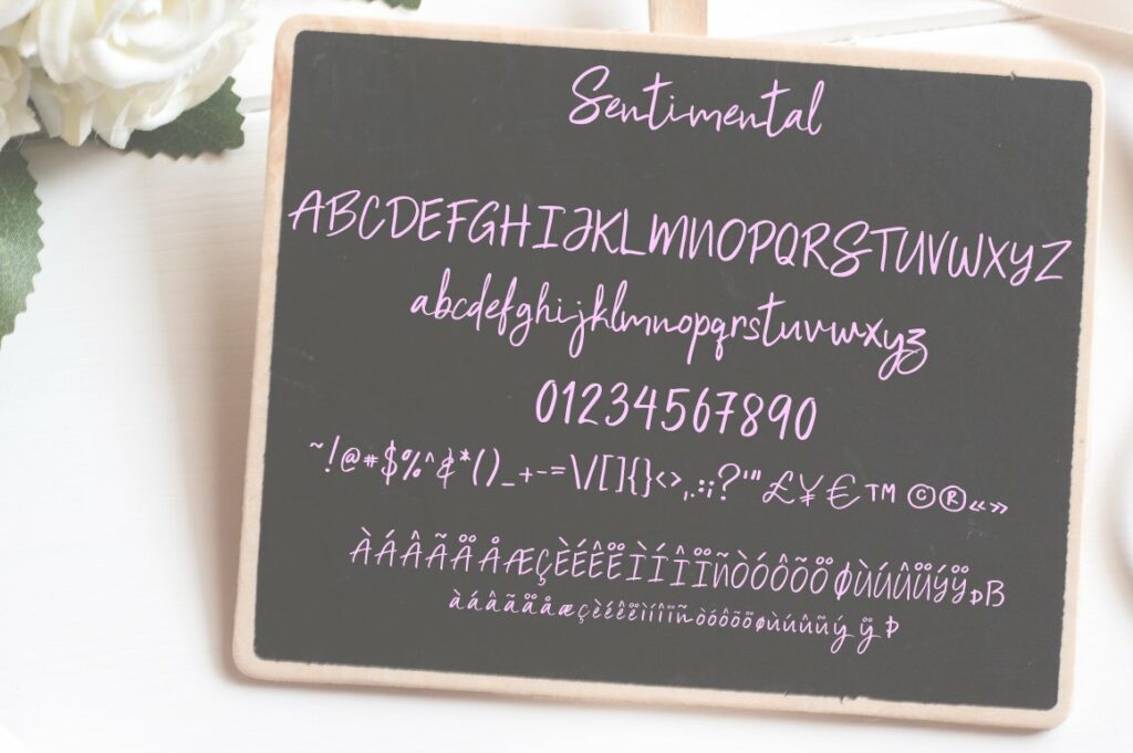 Sentimental | Script Font – MasterBundles