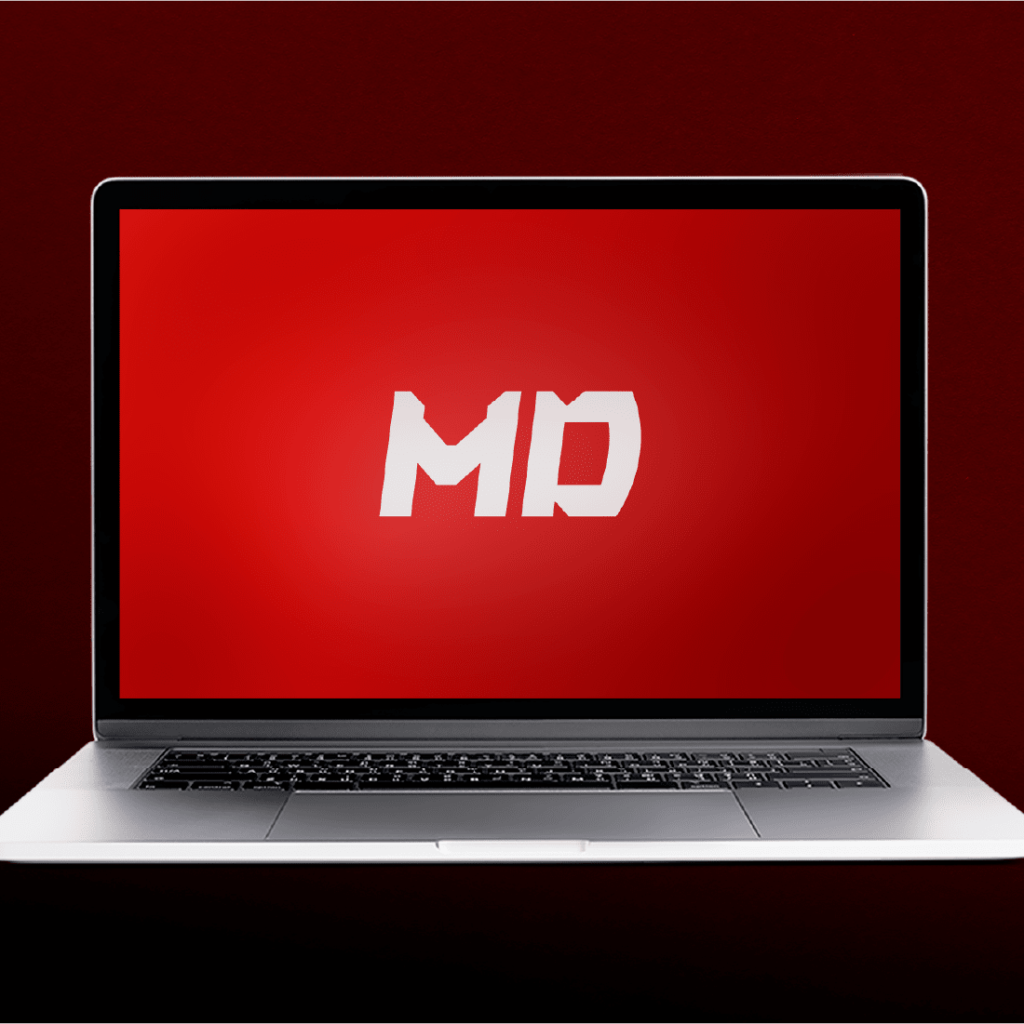 MD Letters logo - MasterBundles