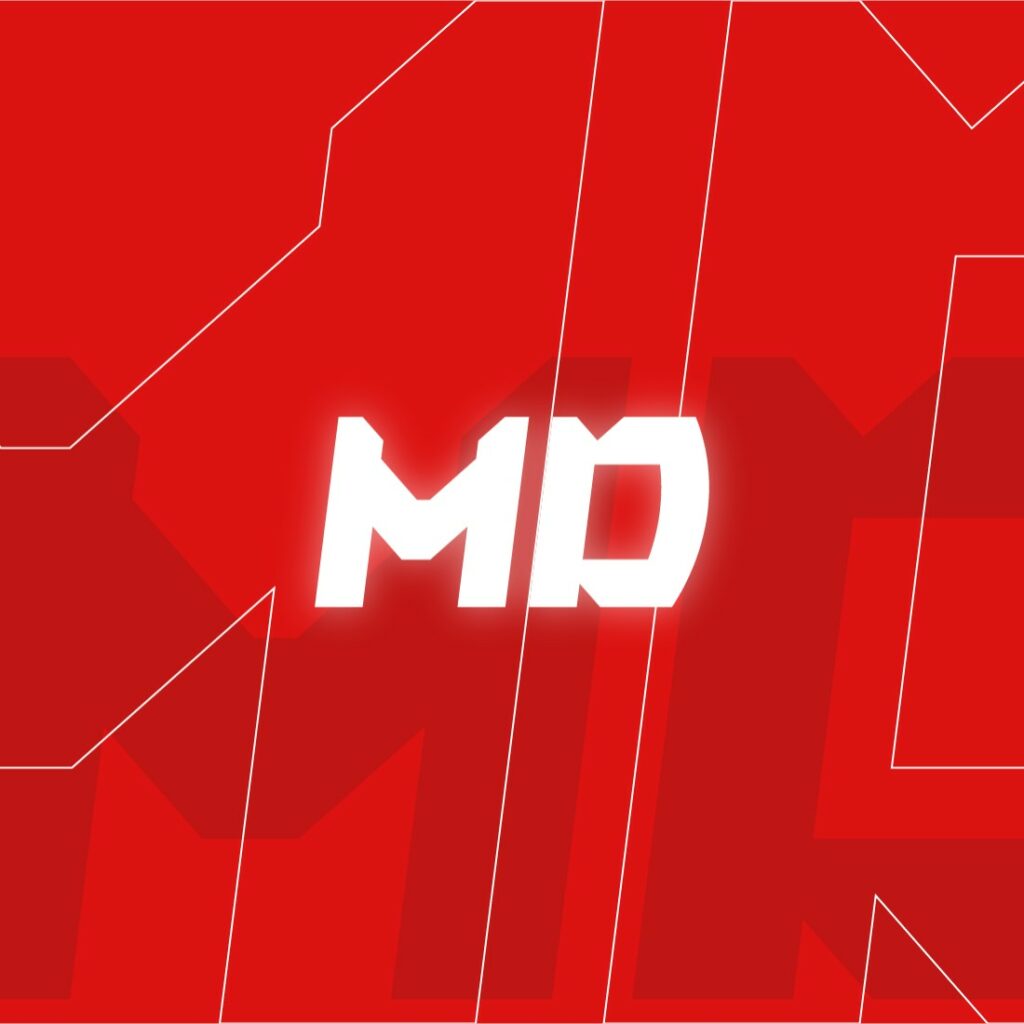 MD Letters logo - MasterBundles