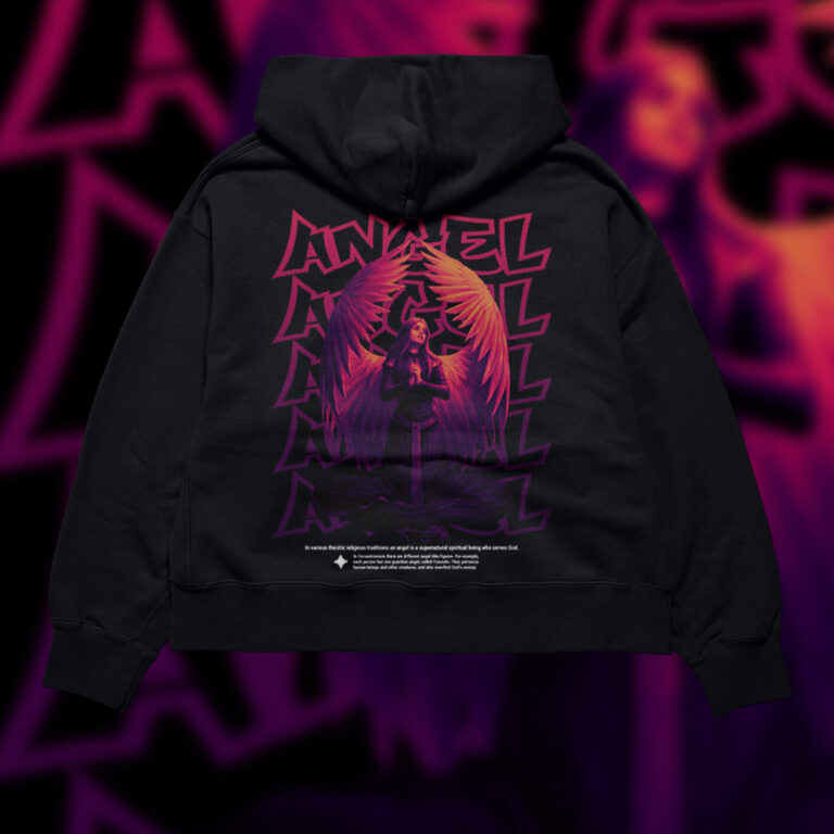 Angel–Urban Graphic Streetwear T-Shirt Design - MasterBundles
