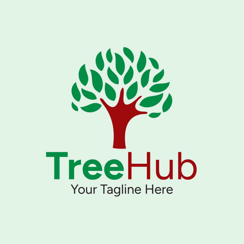 Tree Hub Logo Template - MasterBundles