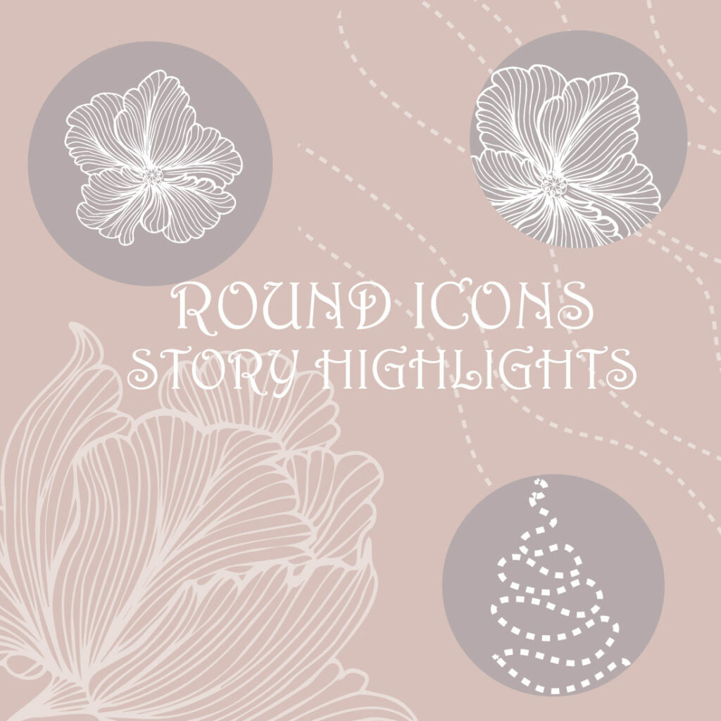 12 Round Icons for Story Highlights - MasterBundles