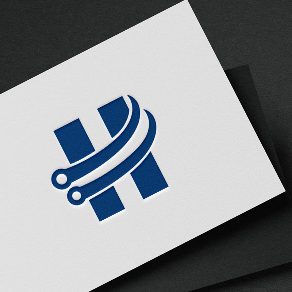 H Letter And Technology Logo Design Template - MasterBundles