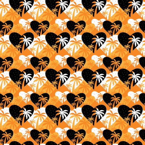 5 Seamless Palm tree Pattern designs - MasterBundles