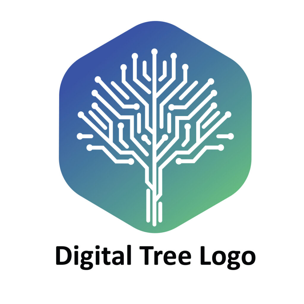 Digital Tree Logo - MasterBundles