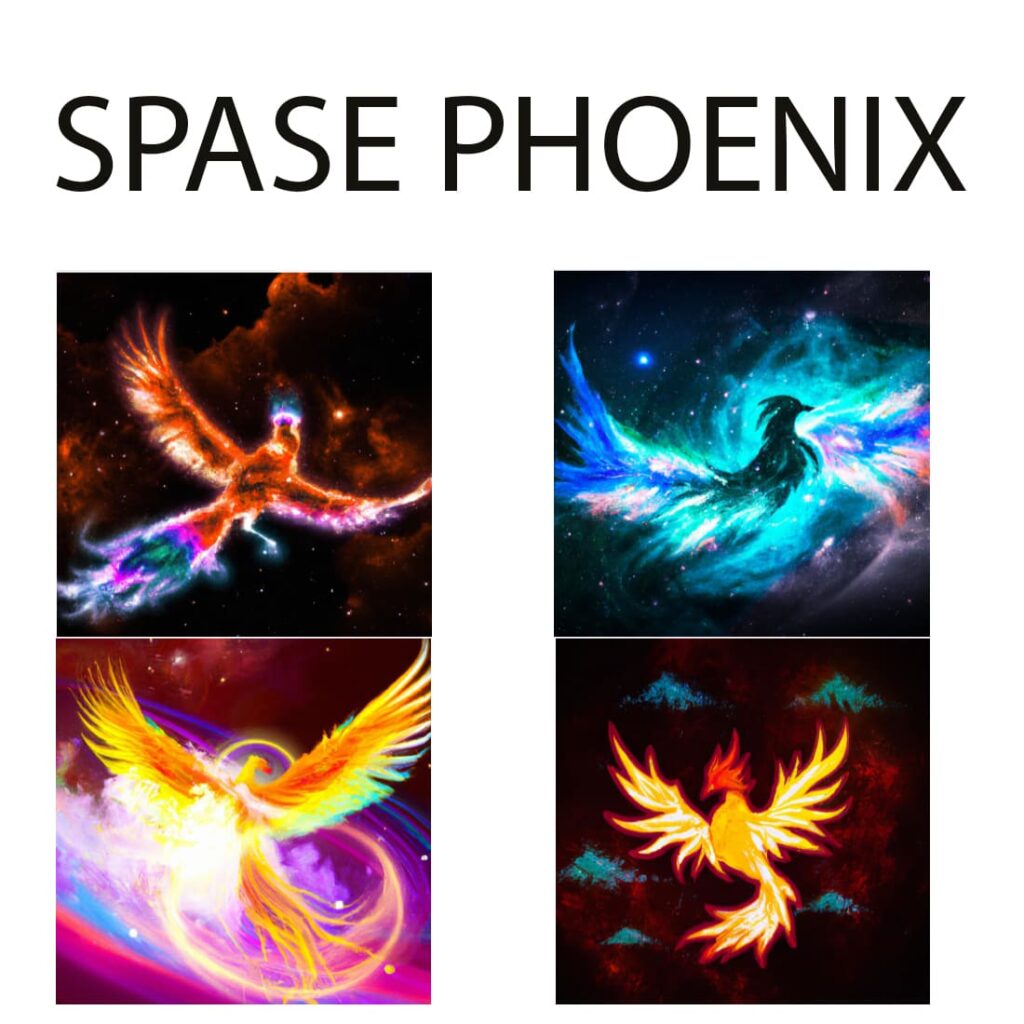 Phoenix in Space) - MasterBundles