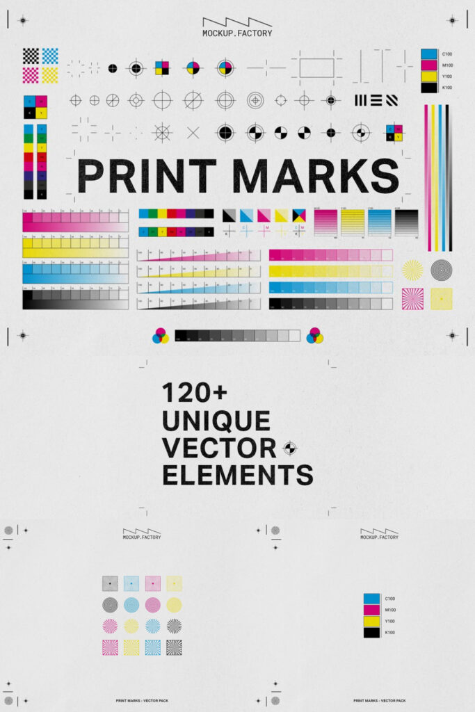 Print Marks | 120+ Vector Assets – MasterBundles