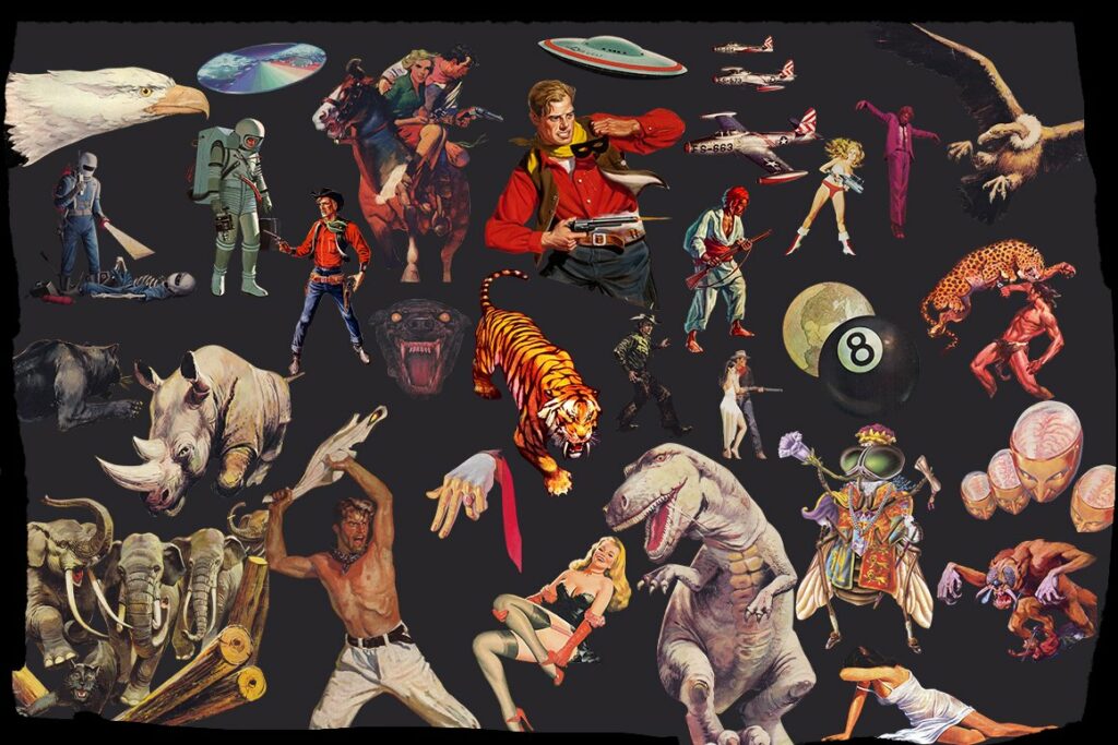 Sale! Pulp Art - Collage Cut-Outs – MasterBundles