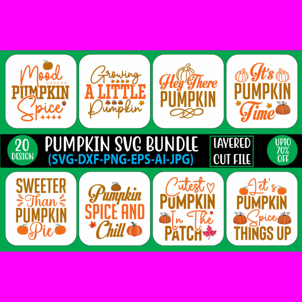 Pumpkin SVG Bundle - MasterBundles