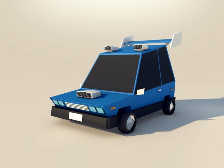 Low Poly Cars Asset Pack 1 – MasterBundles