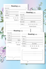 Reading log book / kdp interior - MasterBundles