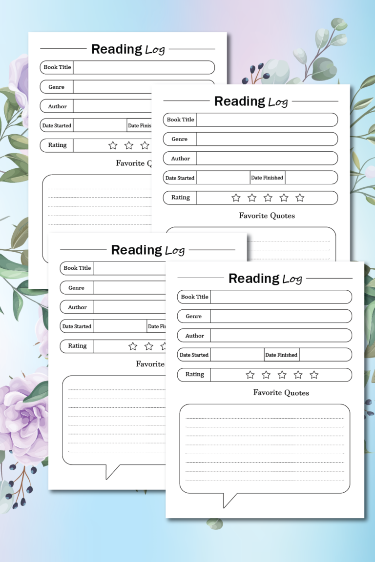 Reading log book / kdp interior - MasterBundles