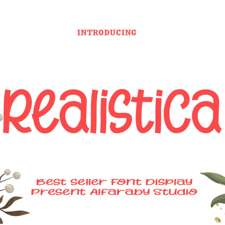 Realistica Stylish Font – MasterBundles