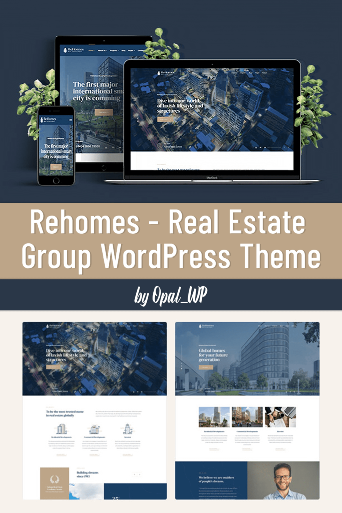 Rehomes - Real Estate Group WordPress Theme – MasterBundles