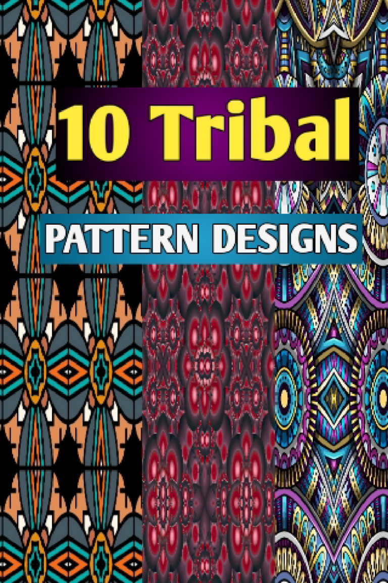 10 Tribal Seamless Pattern Design Bundle - MasterBundles