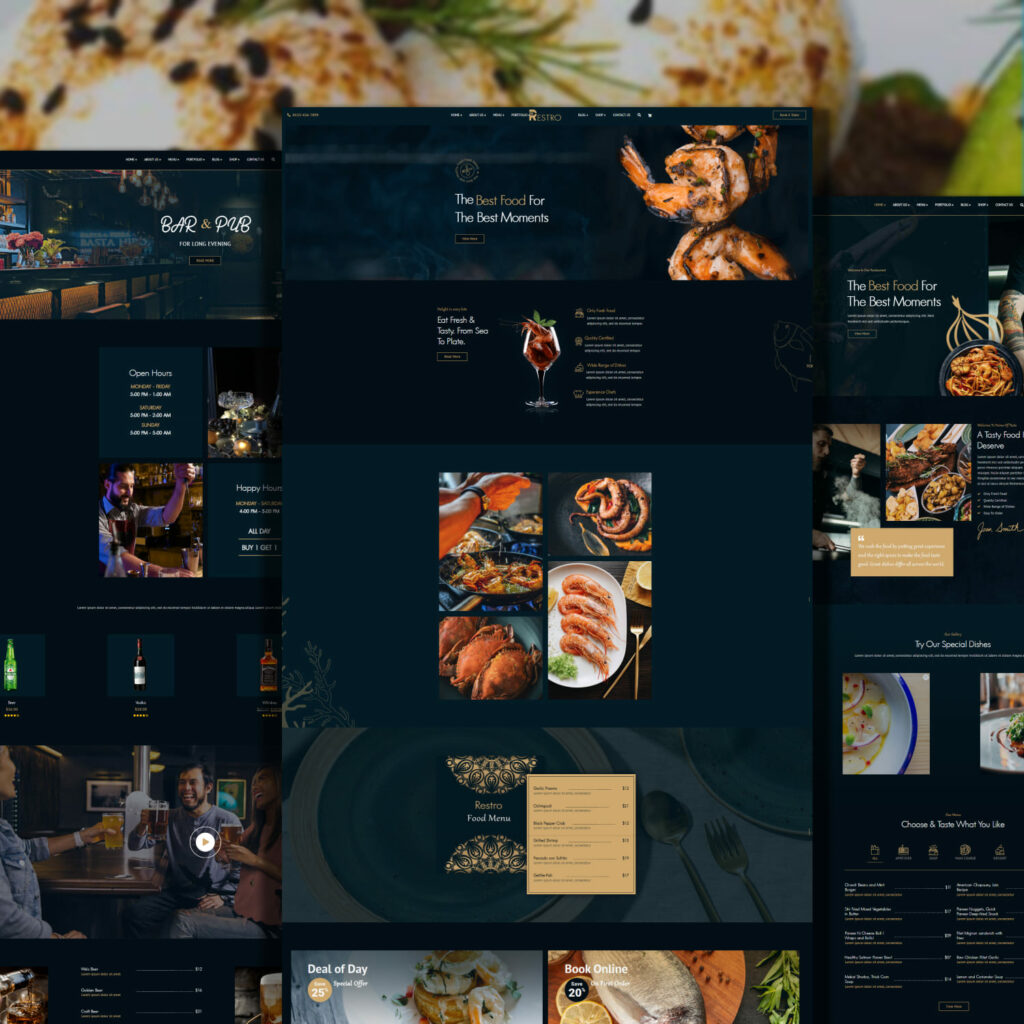 Restro - Restaurant & Bar WordPress Theme – MasterBundles