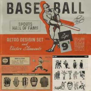 Retro Baseball Set – MasterBundles