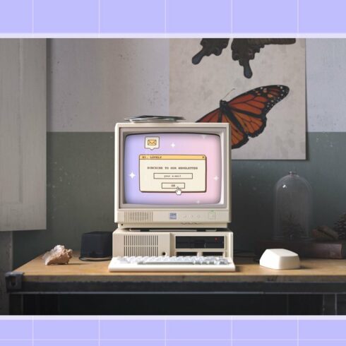 Retro Computer - Instagram Templates | Master Bundles