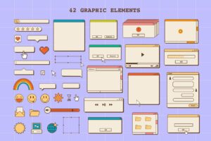 Retro Computer - Instagram Templates – MasterBundles