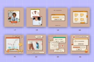 Retro Computer - Instagram Templates – MasterBundles