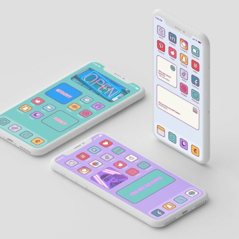 IOS 14 Retro Home Screen Icons | Master Bundles
