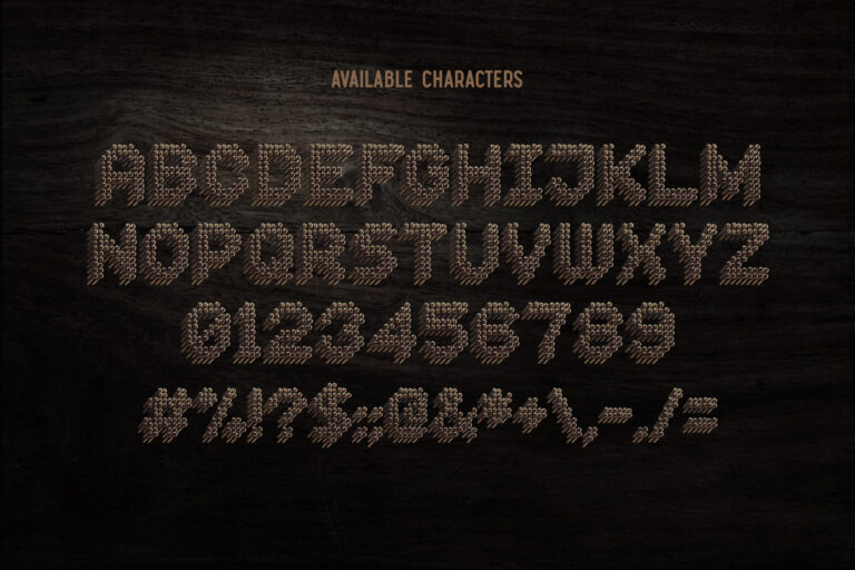 S-CREW - Bitmap Color Font - MasterBundles