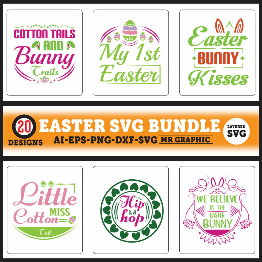 20- Easter Day SVG Design Bundle | MasterBundles