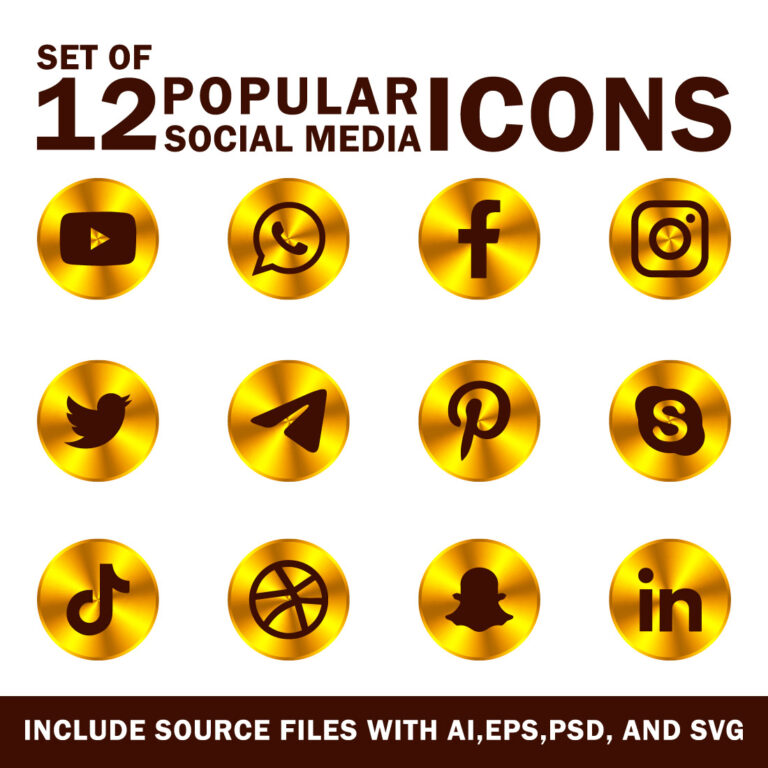 Instagram Cat Items (80 Social Media Icons) | MasterBundles