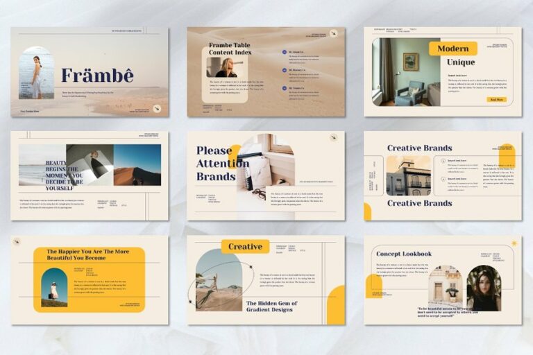 Frambe - Creative Brands Powerpoint – MasterBundles
