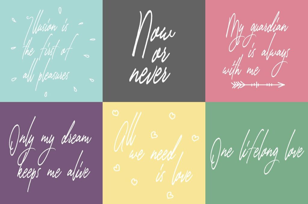 Smitten Script Font – MasterBundles