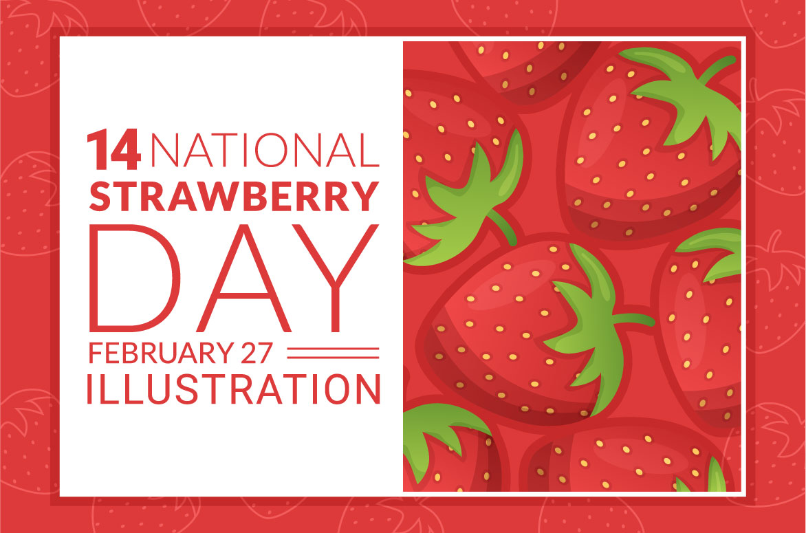 14 National Strawberry Day Illustration - MasterBundles