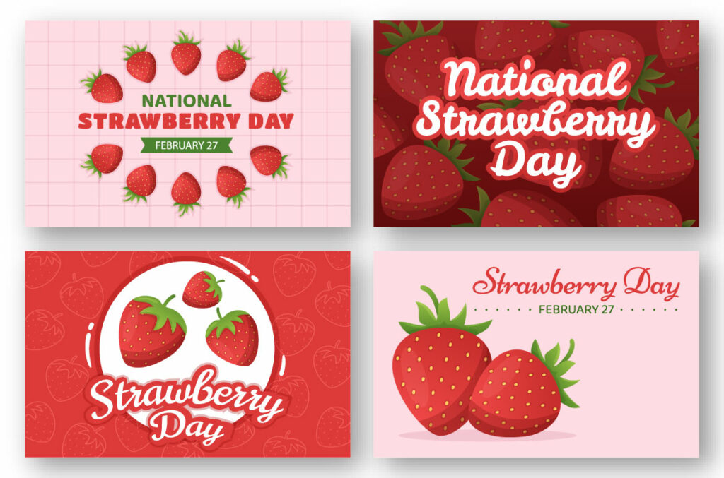 14 National Strawberry Day Illustration - MasterBundles