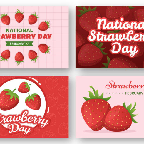 14 National Strawberry Day Illustration | MasterBundles