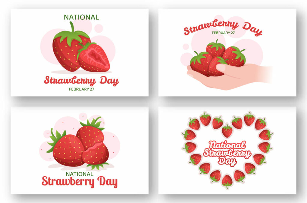 14 National Strawberry Day Illustration - MasterBundles