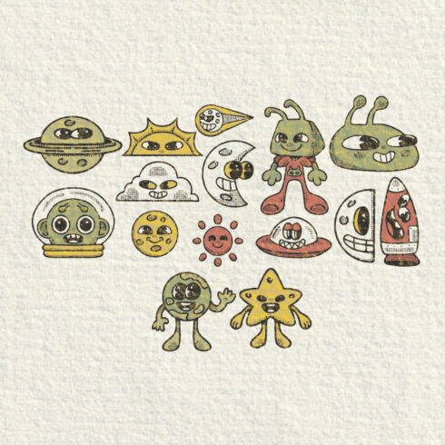 Space Guy Character Collection - MasterBundles