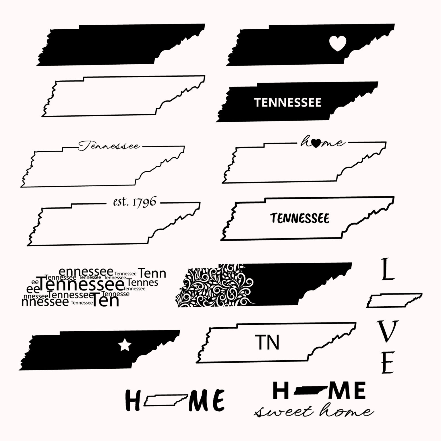 Tennessee SVG Bundle – MasterBundles