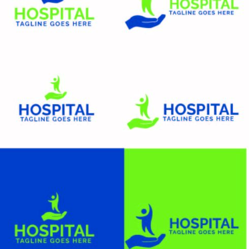 Hospital Therapy Logo Design Bundle | MasterBundles