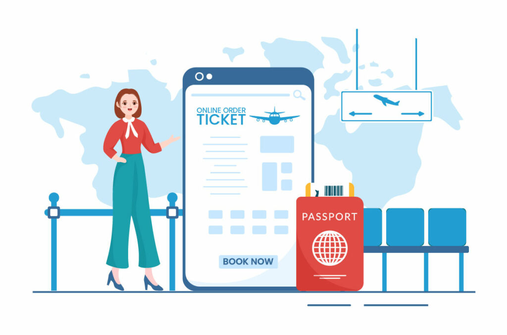 11 Online Travel Ticket Store Illustration - MasterBundles