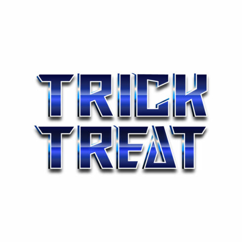 Beautiful trick treat 3D logo design - High-Res - Only $19 - MasterBundles