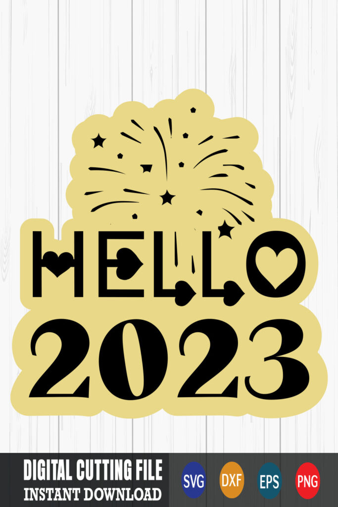 Hello 2023 SVG - MasterBundles