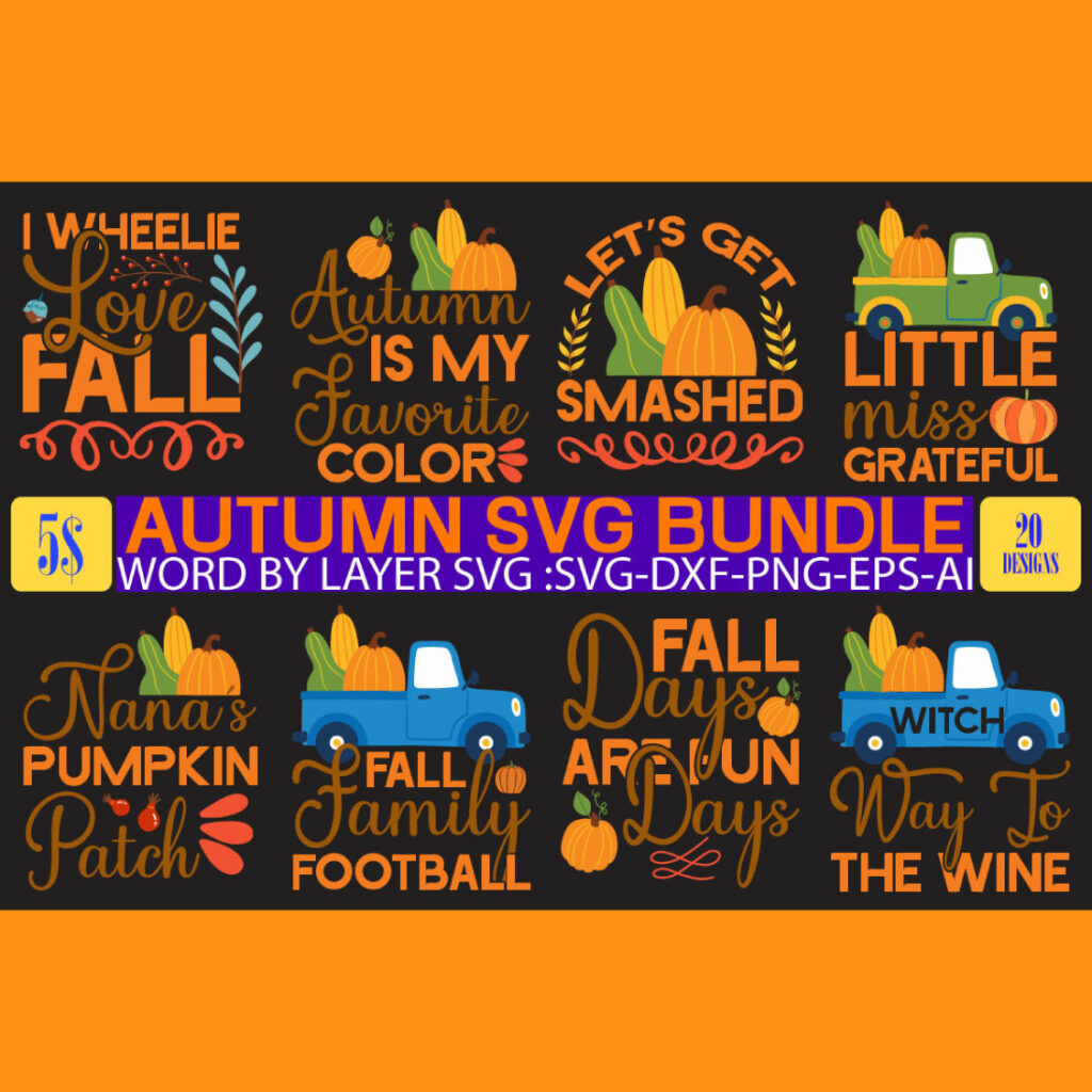 Autumn SVG Bundle - MasterBundles