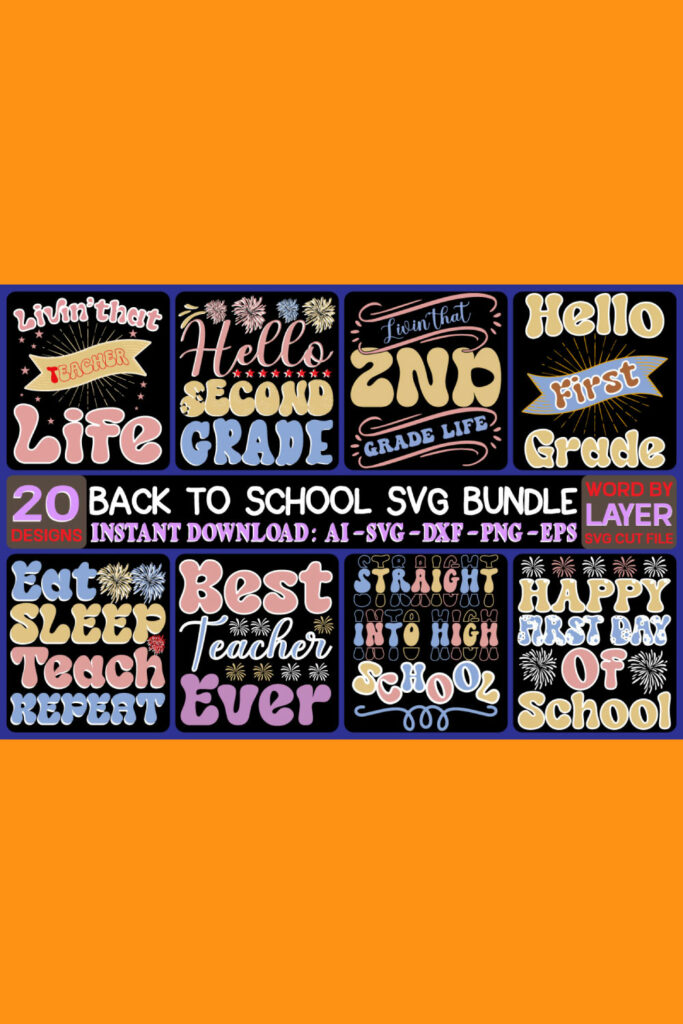 Back To School SVG Bundle - MasterBundles